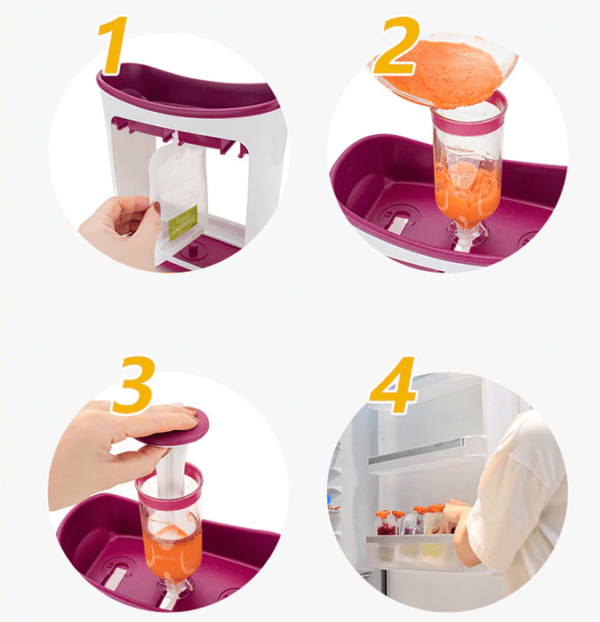 Préparateur de compote en gourdes - Machine Pom’Fruix